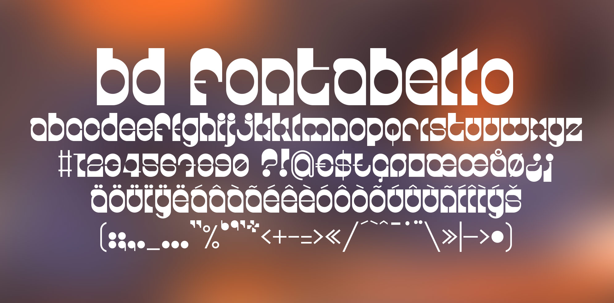 Typedifferent - BD Fontabello