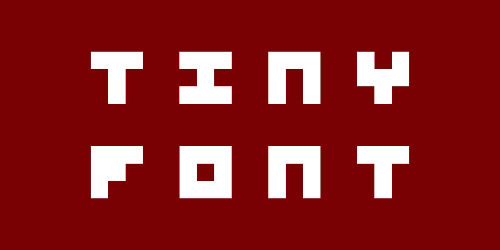 Typedifferent - BD Tinyfont