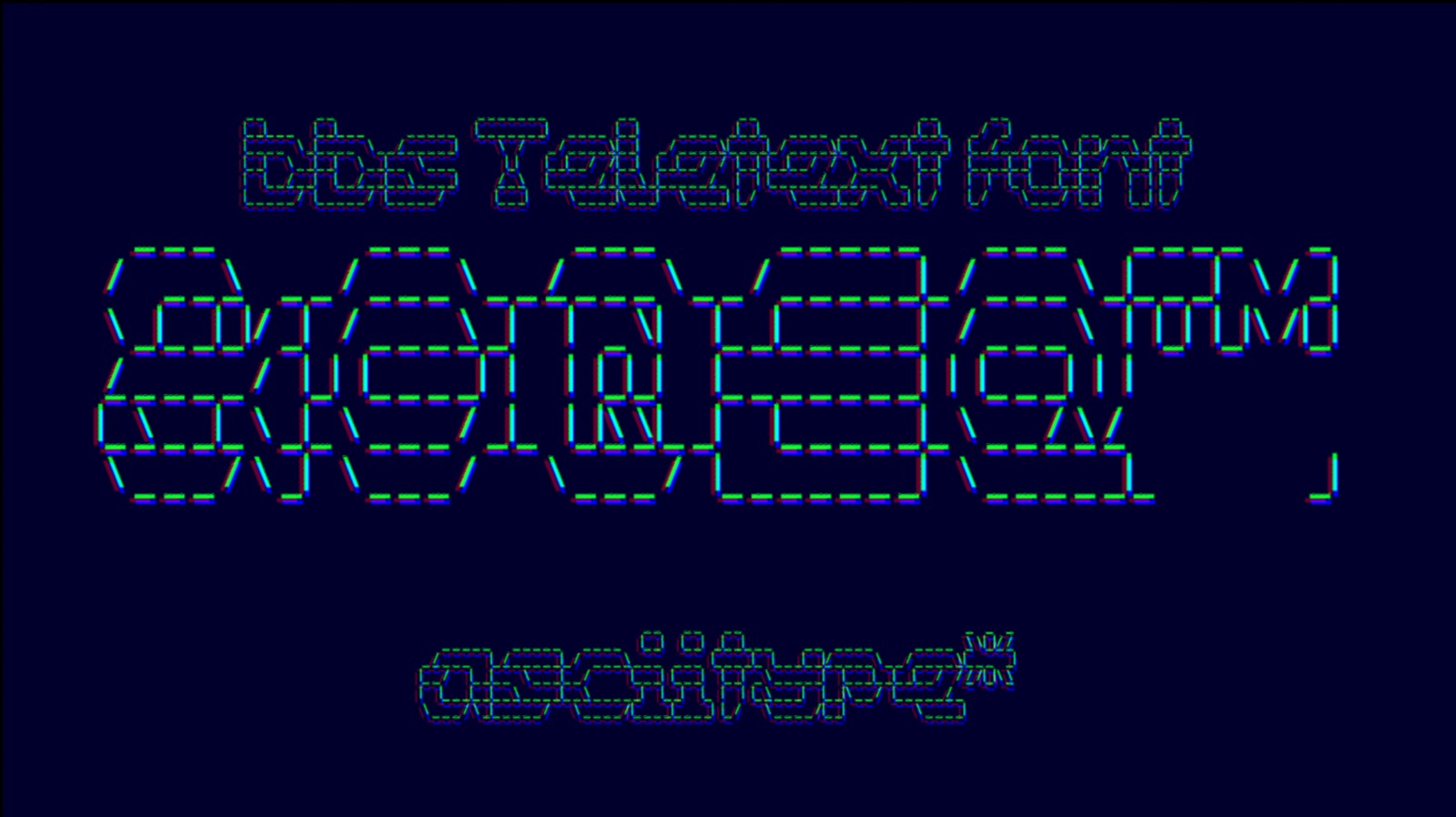 Typedifferent - BD AsciiMax