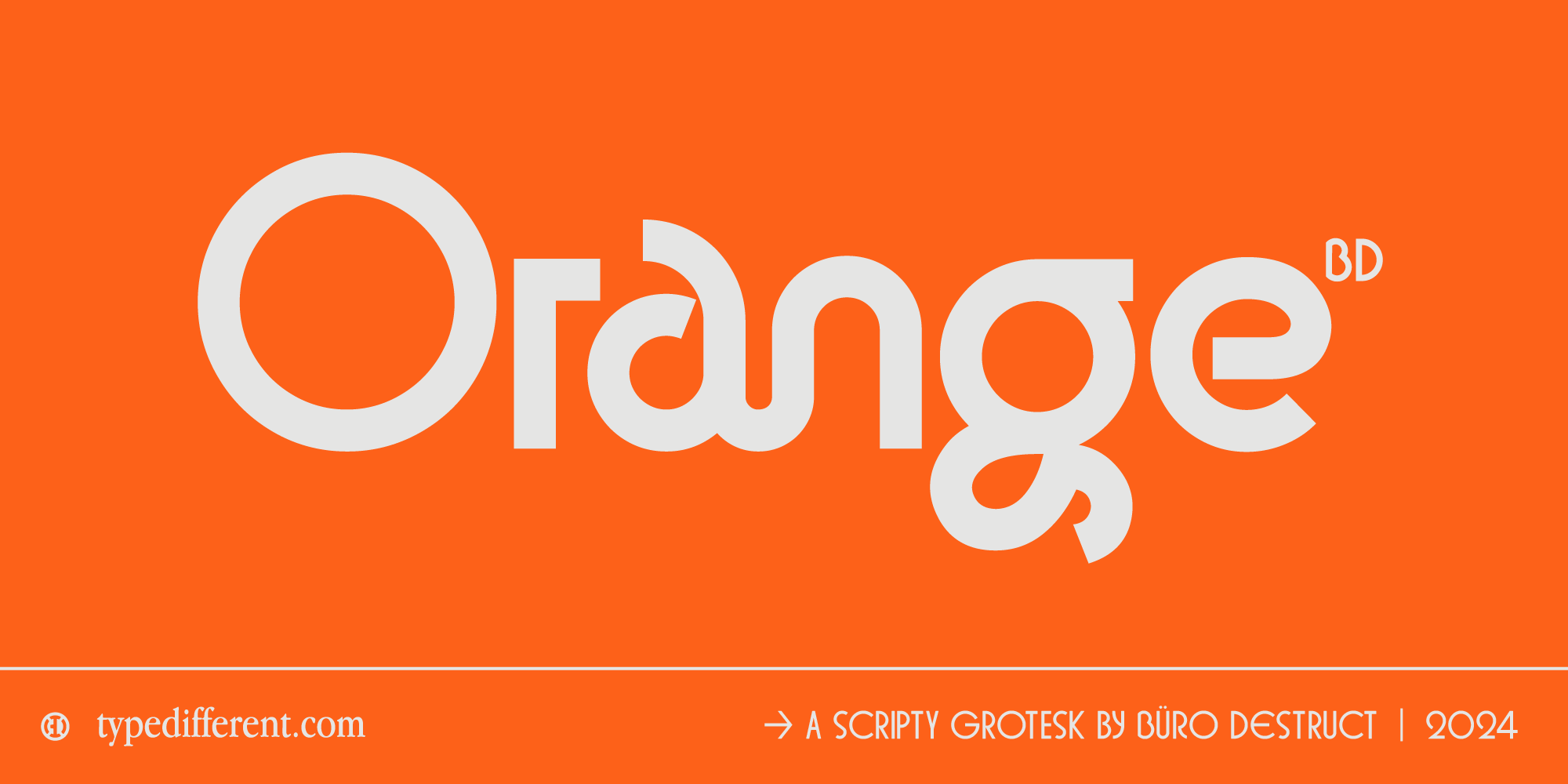 Typedifferent - BD Orange