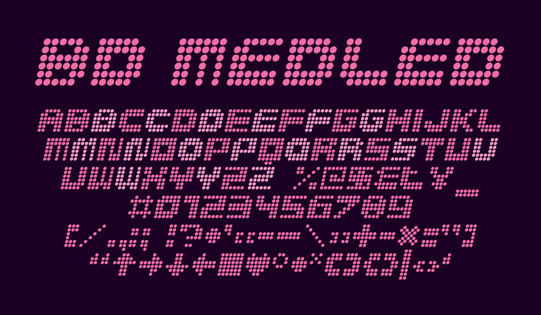 Typedifferent - BD MedLed