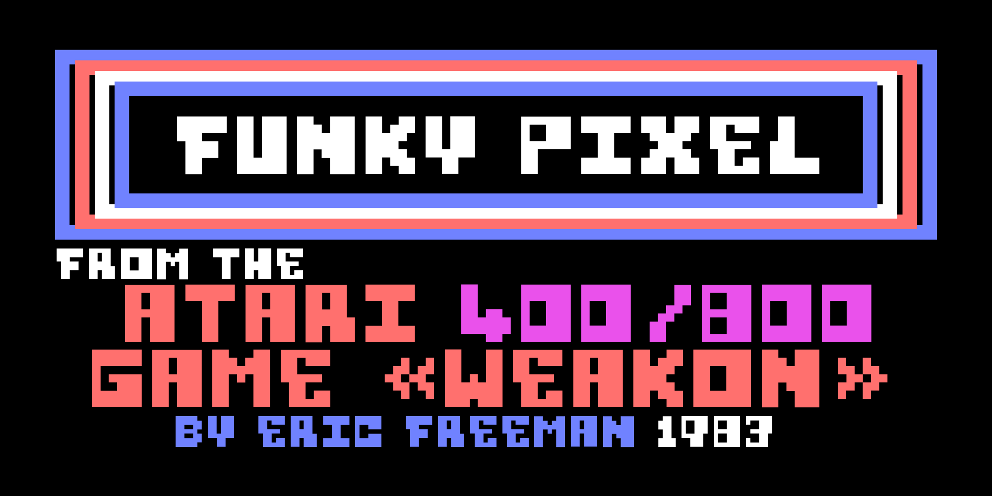 Typedifferent - BD Weakon