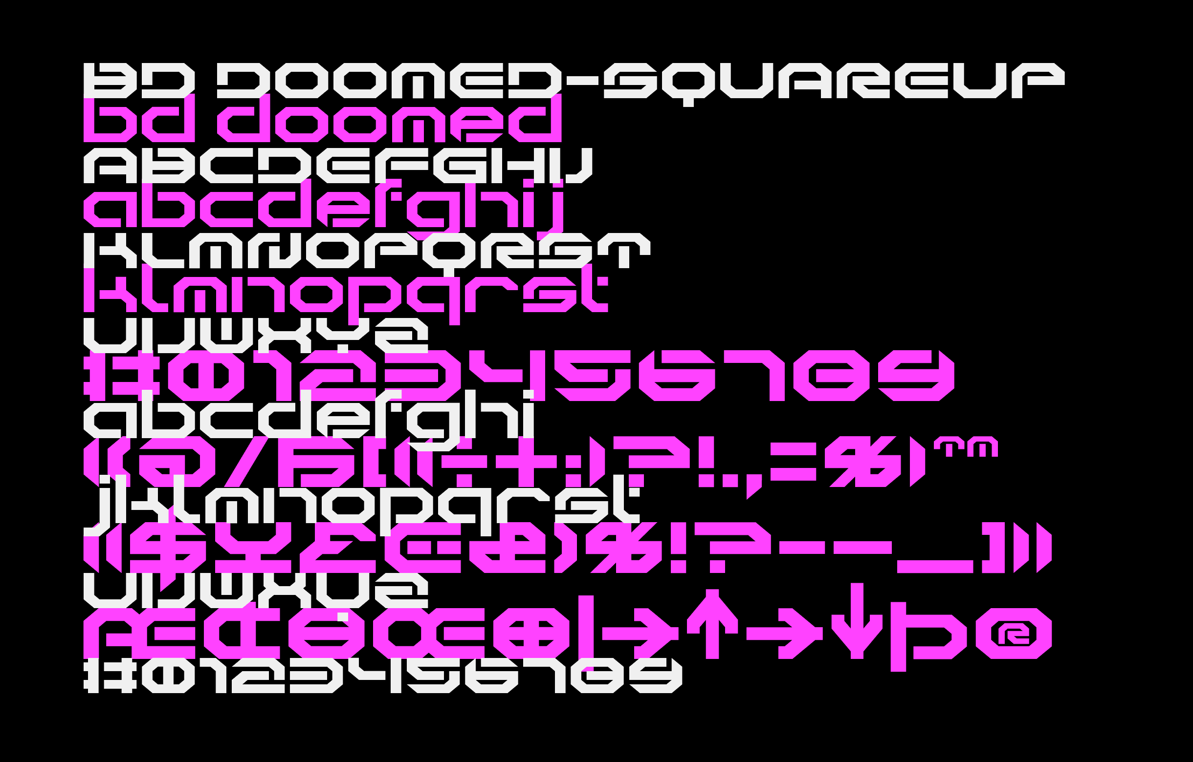 Typedifferent - BD Doomed